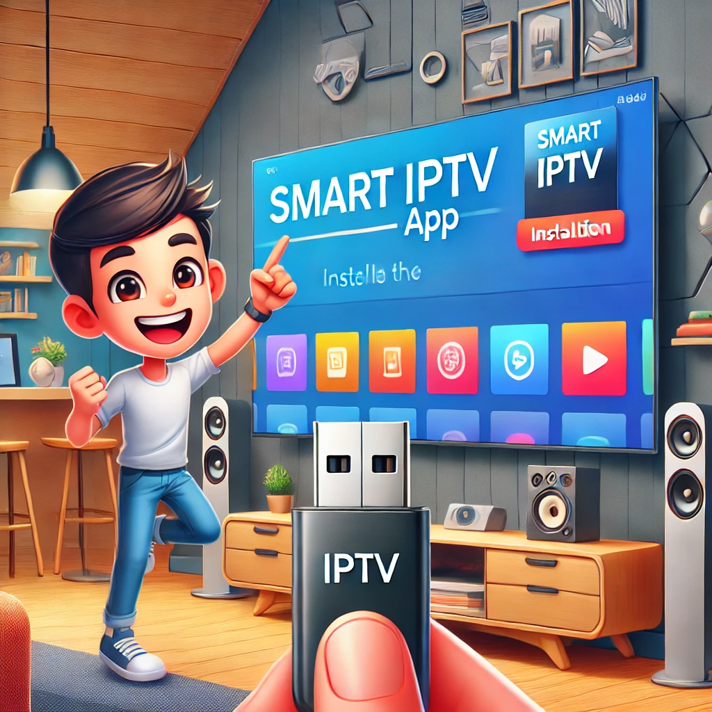 Hur man installerar Smart IPTV-app med en USB-sticka - Odin IPTV